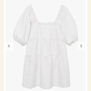 Mango | Dresses | Mango Puff Sleeve Tiered Cotton Dress | Poshmark